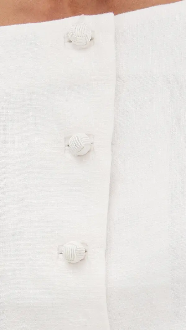 Posse Rio Sleeveless Linen Top