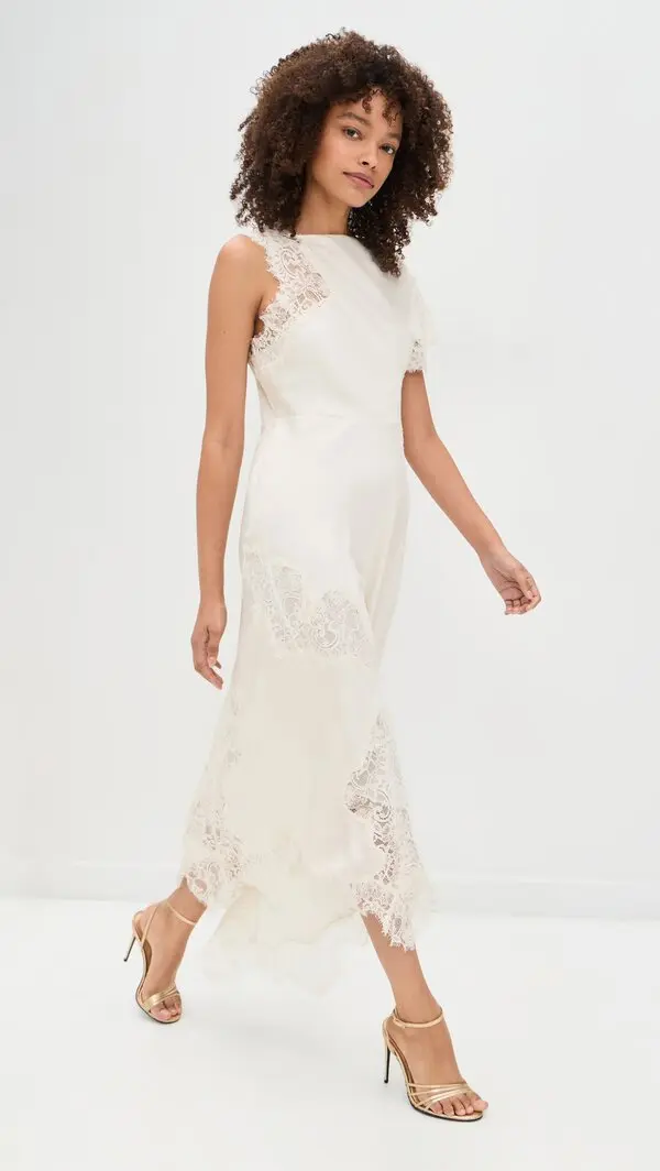 A.L.C. Alessia Lace-trimmed Dress