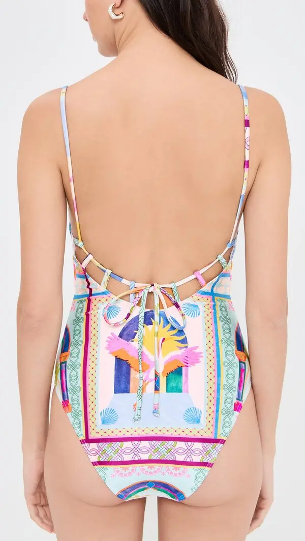 Minkpink Elysia Printed One-piece Swimsuit