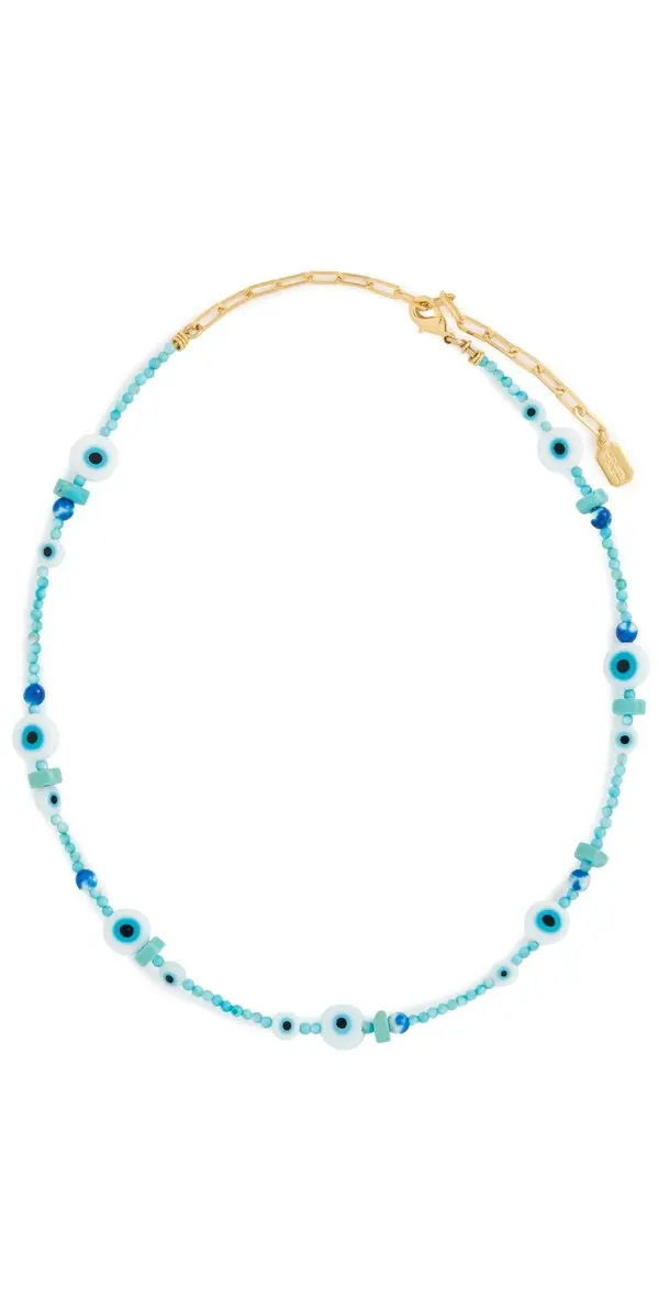 ELIZABETH COLE Arceli Necklace - Blue