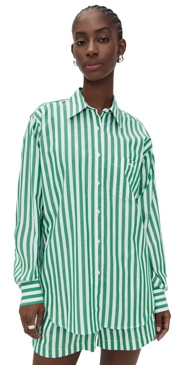 Hunza G Cabana Striped Shirt
