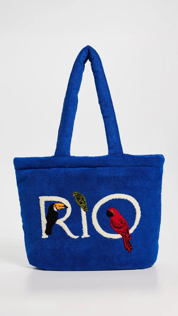 Farm Rio Rio Bird Terry Shopper - Multi