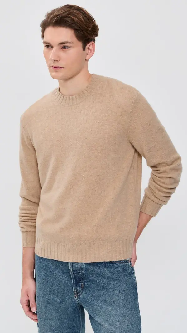 Madewell Set Wool Crew - Pebble Stone