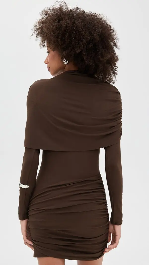 Line & Dot Lior Draped Mini Dress