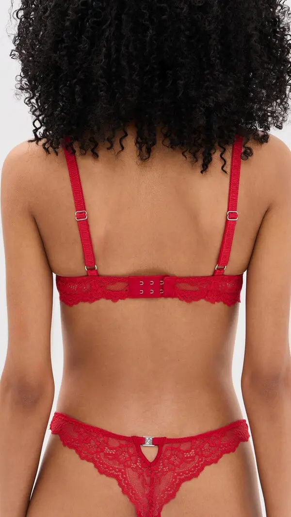 FLEUR DU MAL Bianca Lace Balconette Bra