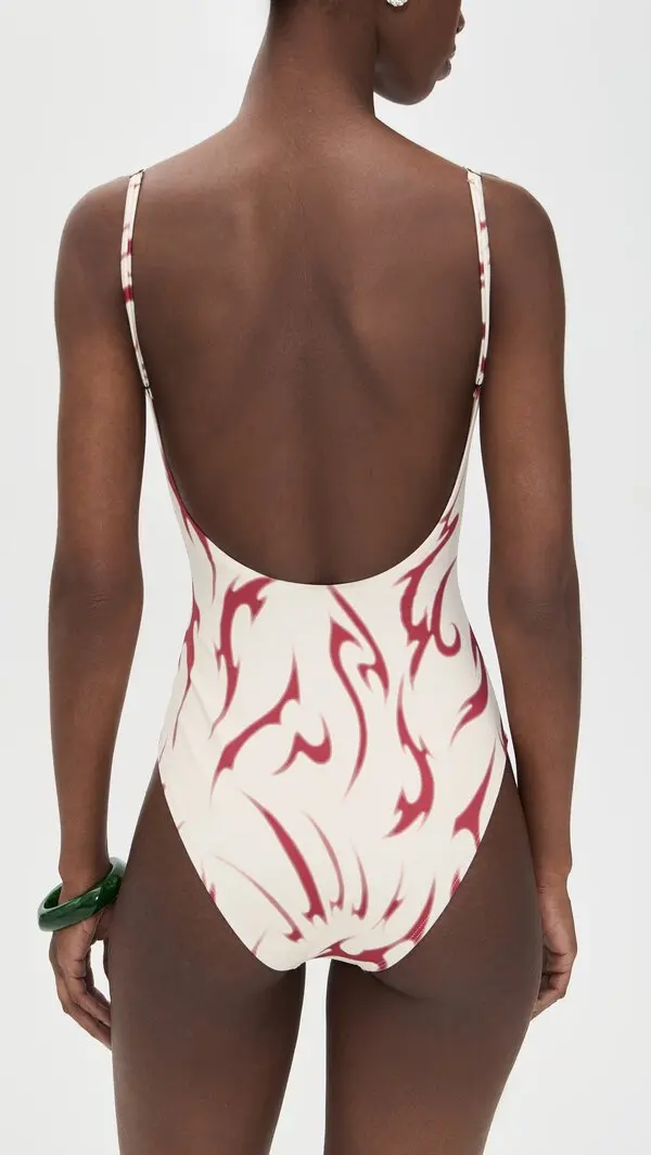 Oas Tribalo Brisa Printed One Piece Bathing Suit