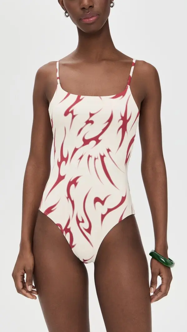 Oas Tribalo Brisa Printed One Piece Bathing Suit