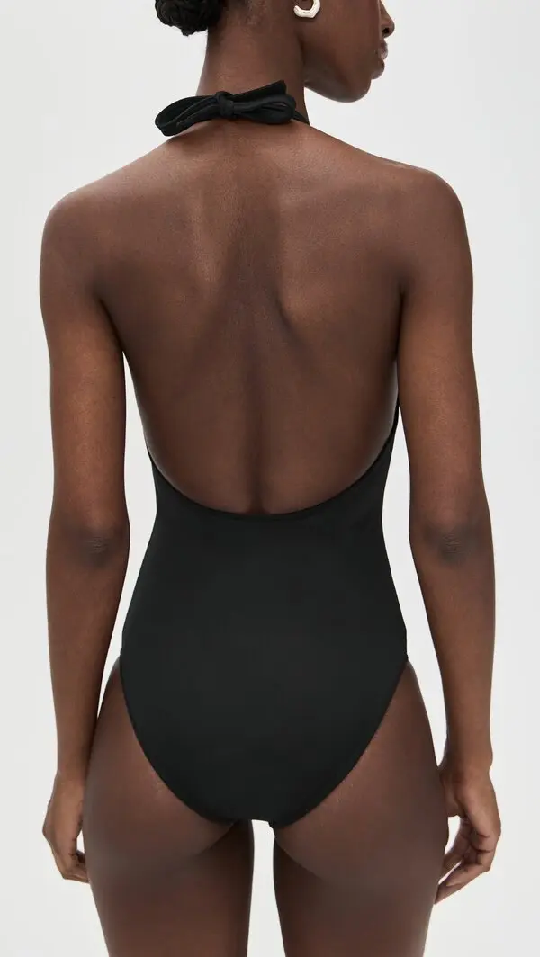 Sea Kendall Crochet Halter One Piece