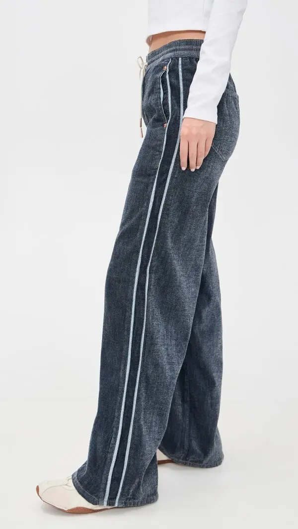 DAZE The Cozy Jean Wide Leg Pull-on Jeans