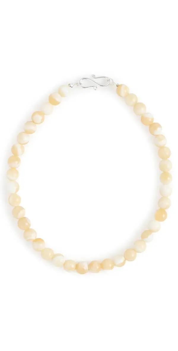 Lié Studio The Mary Necklace - Beige Topaz
