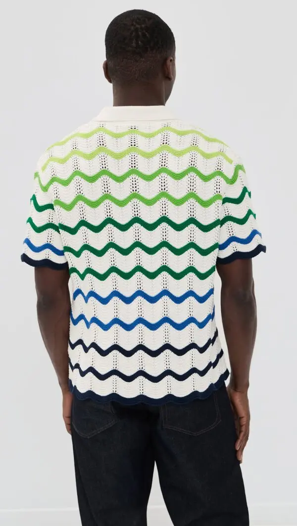 Casablanca Wave Knit Shirt