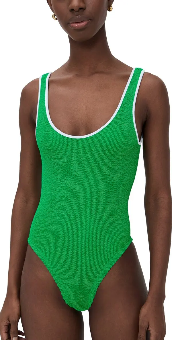 Hunza G Faye One-piece Swimsuit - Emerald