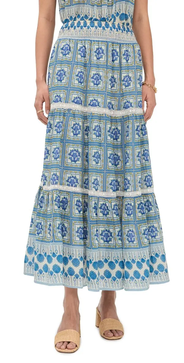 Bell Marni Printed Maxi Skirt