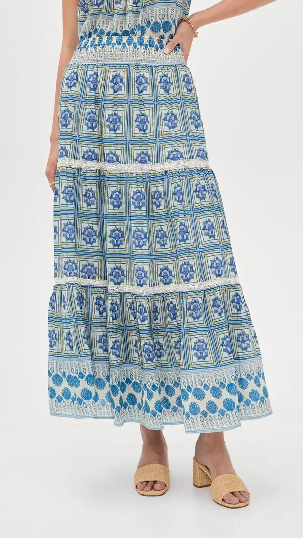Bell Marni Printed Maxi Skirt