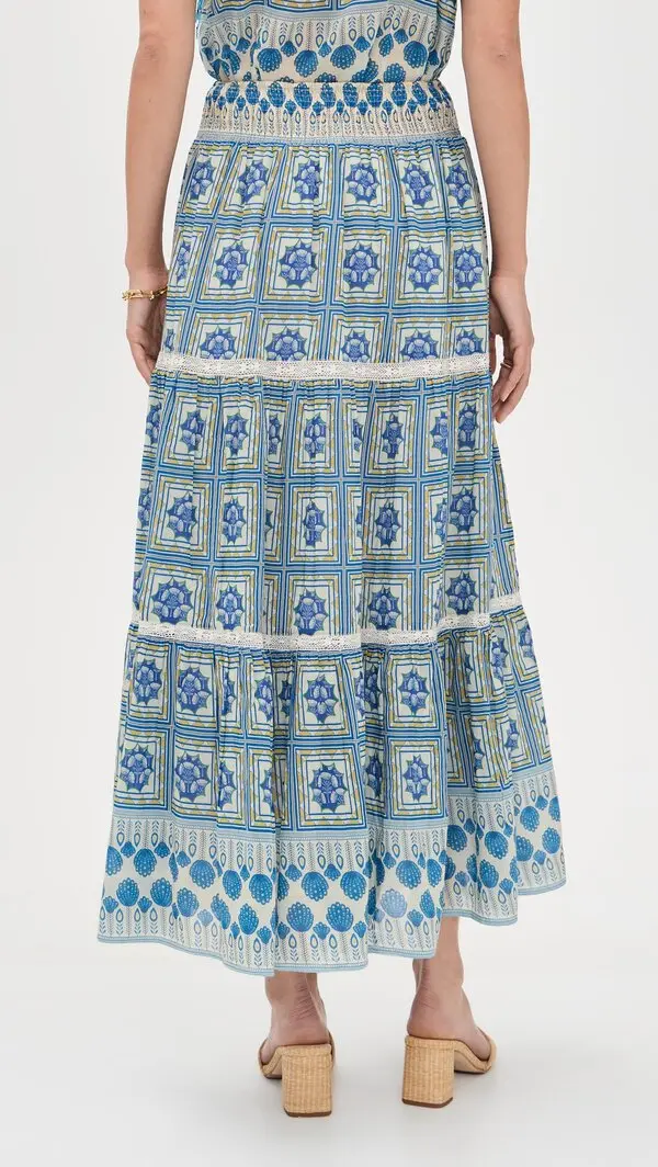 Bell Marni Printed Maxi Skirt