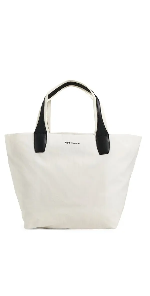 VEE COLLECTIVE Porter Essence Medium Tote - Off-white Paper Wht