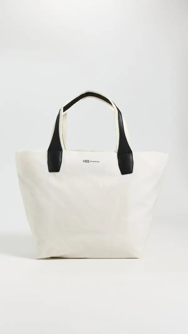 VEE COLLECTIVE Porter Essence Medium Tote - Off-white Paper Wht
