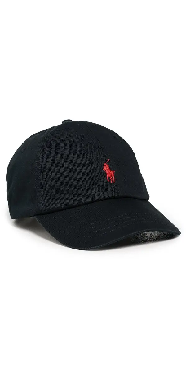 Polo Ralph Lauren Classic Sport Cap - Polo Black/rl2000 Red