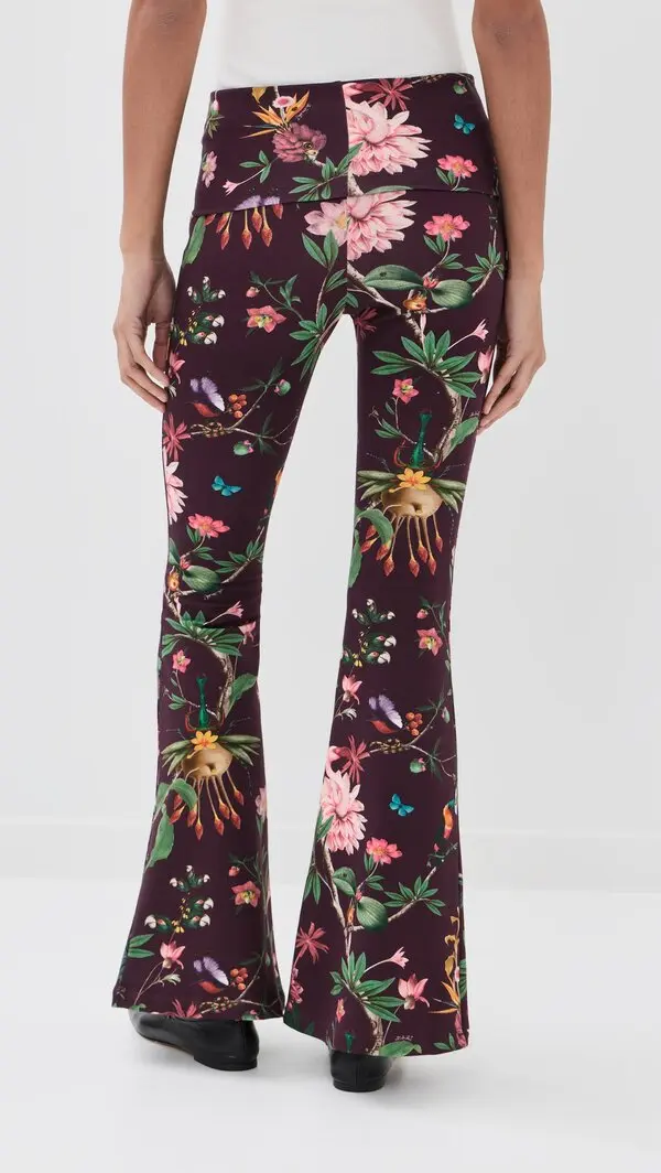 La DoubleJ Floral Print Meditation Pants