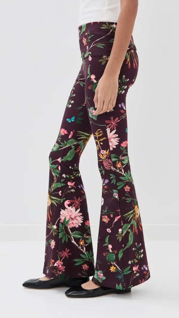 La DoubleJ Floral Print Meditation Pants