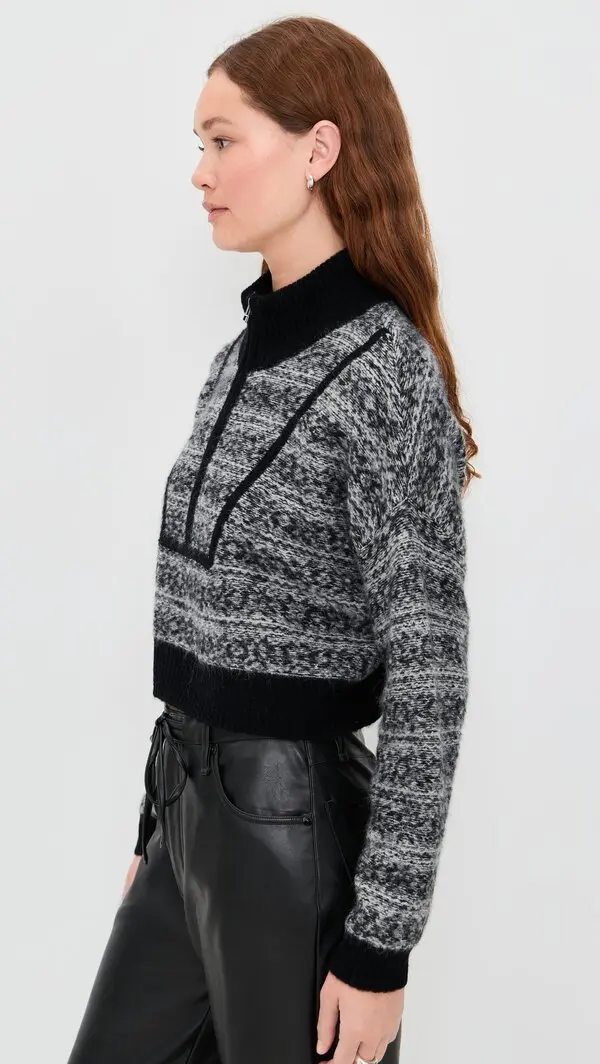 Staud Hampton Quarter Zip Sweater - Telluride