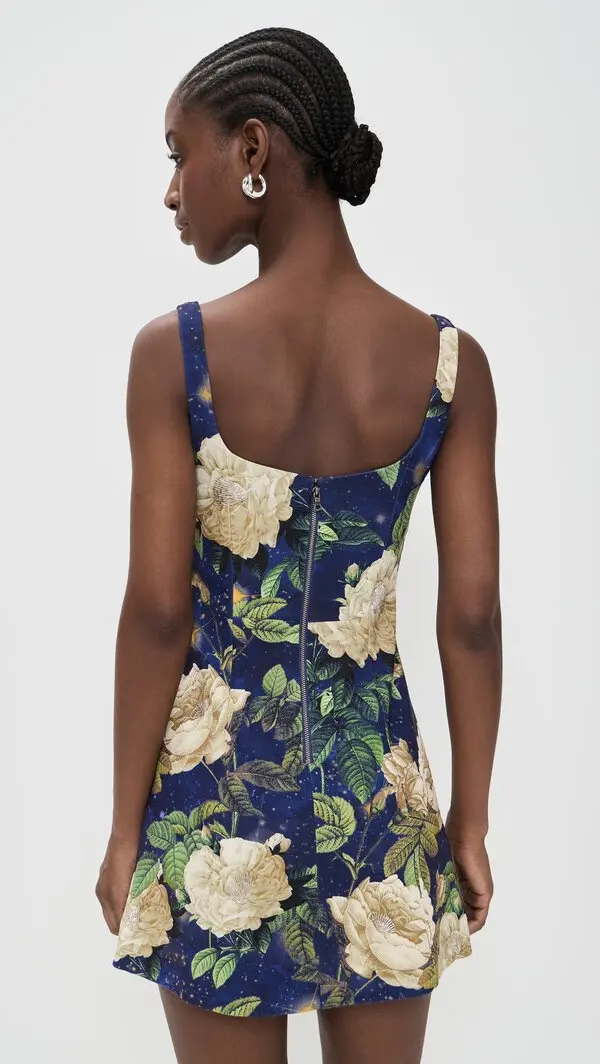 Alice + Olivia Eve Sweetheart Embellished Mini Dress In Twilight Eden - 55%  Off | Editorialist