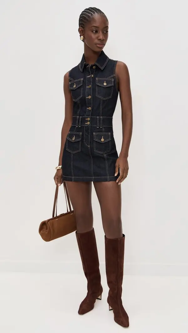 Ramy Brook Jenna Denim Mini Dress