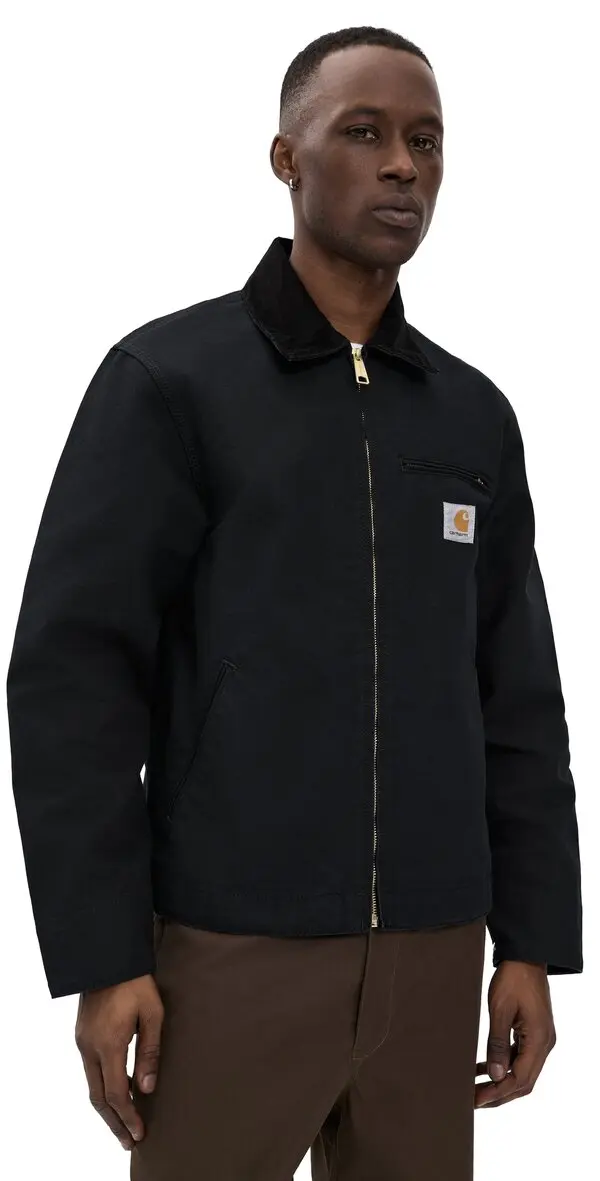 Carhartt Work In Progress Detroit Jacket - Black/rinsed Black