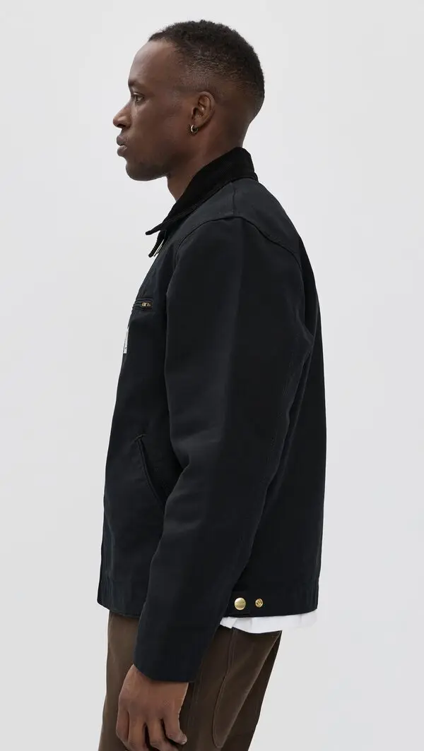 Carhartt Work In Progress Detroit Jacket - Black/rinsed Black