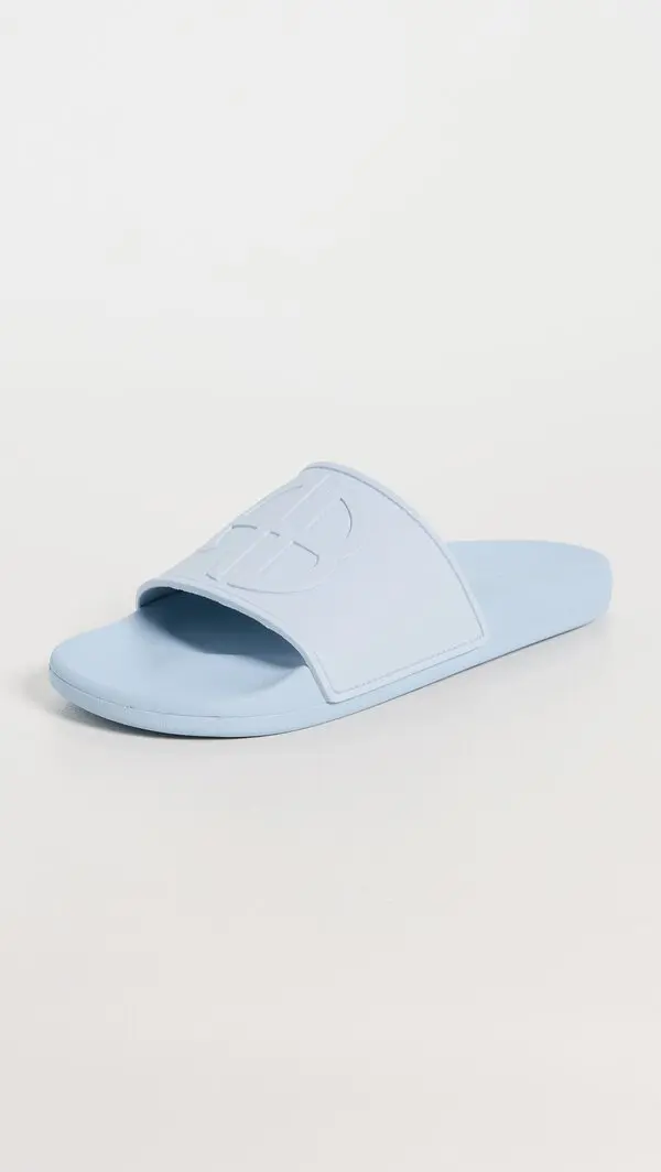 ANINE BING Isla Slides - Pale Blue