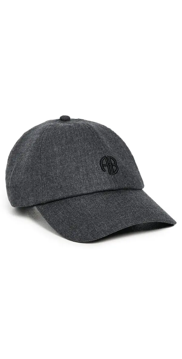 ANINE BING Jeremy Baseball Cap - Dark Heather Gray