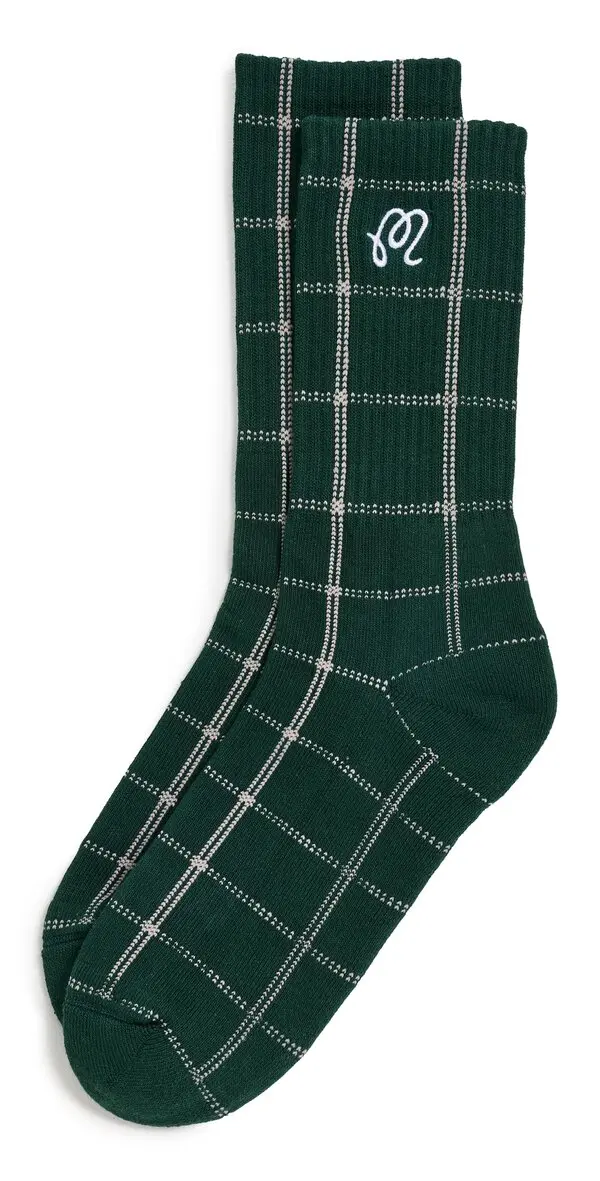MALBON Holden Socks - Hunter Green
