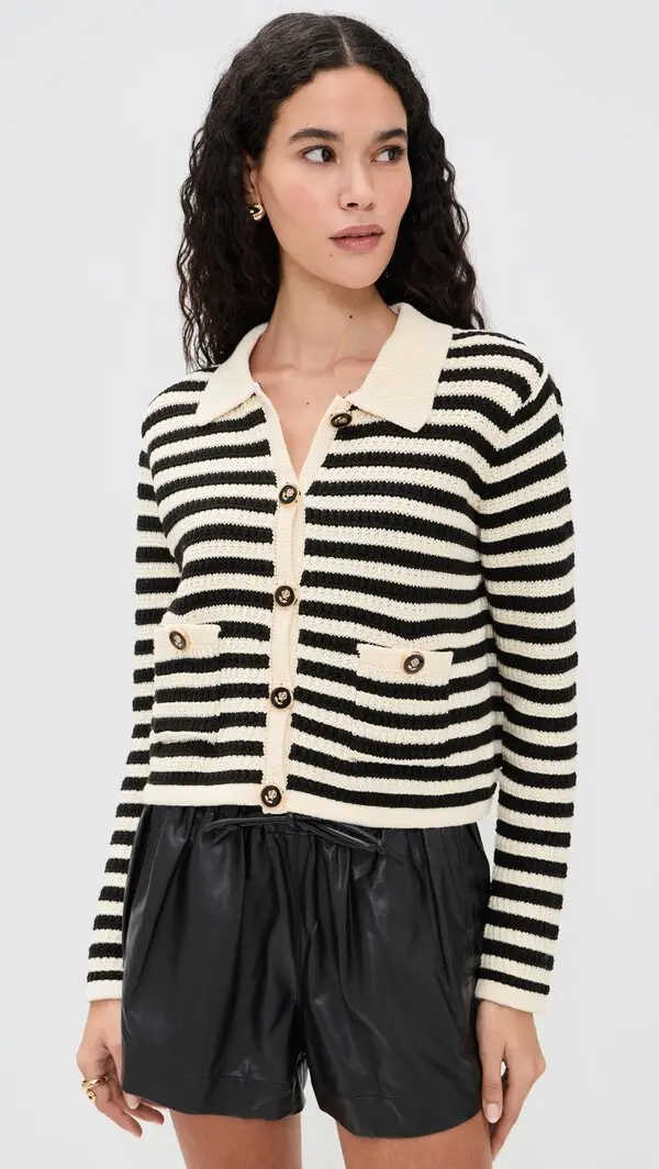 Blanknyc Anchor Down Striped Sweater