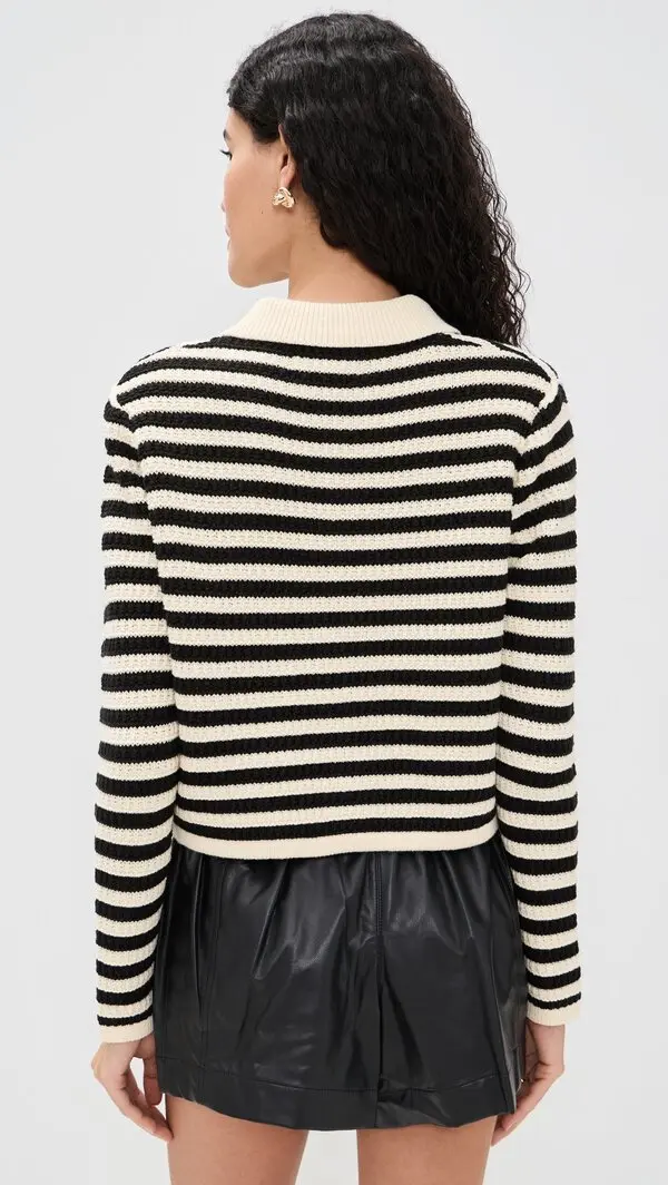 Blanknyc Anchor Down Striped Sweater