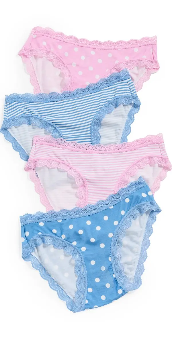 STRIPE & STARE The Original Knicker 4 Pack - Spots & Stripes