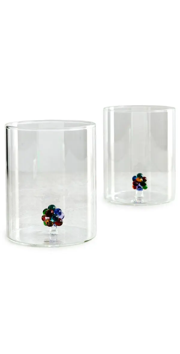 FAZEEK Bloom Tumblers Set Of 2 - Multi