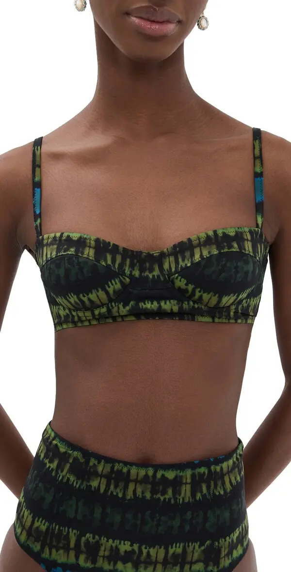 Ulla Johnson Zahara Bikini Top - Lagoon