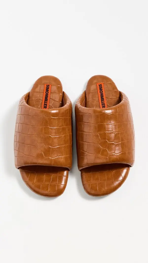 SIMONMILLER Bubble Slides - Chestnut