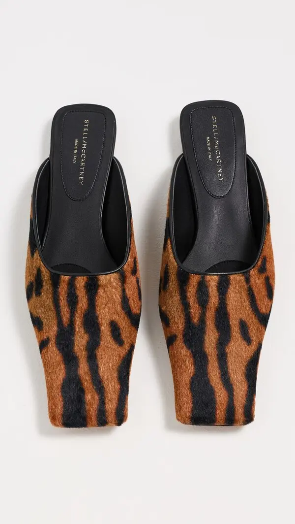 Stella McCartney Backless Velvet Mules