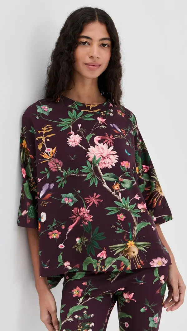 La DoubleJ Floral Printed Poncho