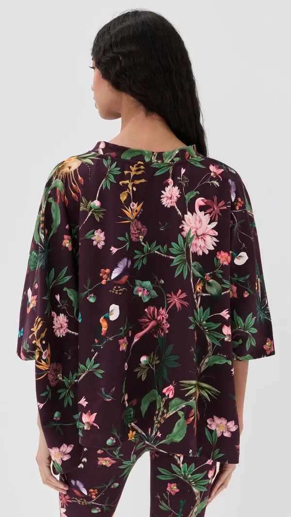 La DoubleJ Floral Printed Poncho