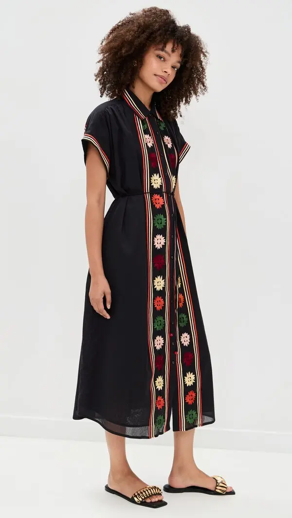 green emerald velvet dress Carolina K Star Dress– Gallery Couture main image 1