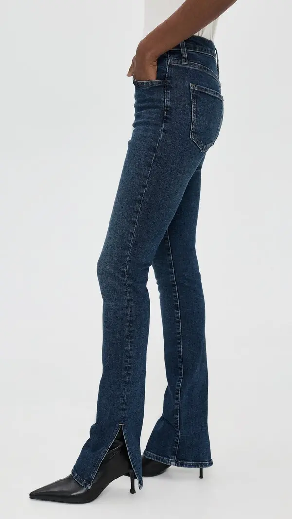 FAVORITE DAUGHTER The Valentina Slit Tower Jeans - Woodside