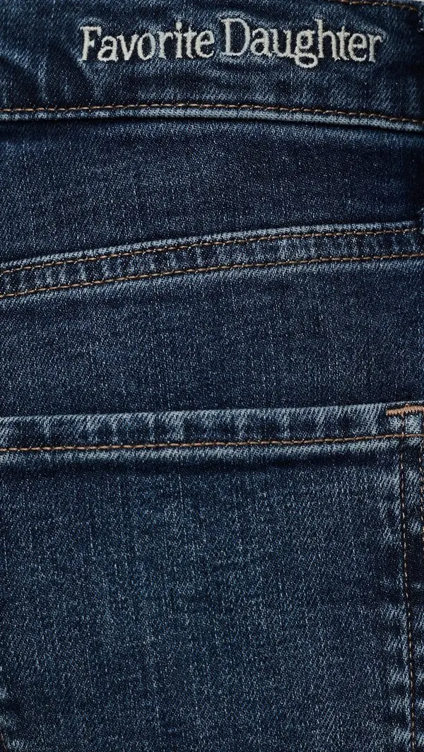 FAVORITE DAUGHTER The Valentina Slit Tower Jeans - Woodside