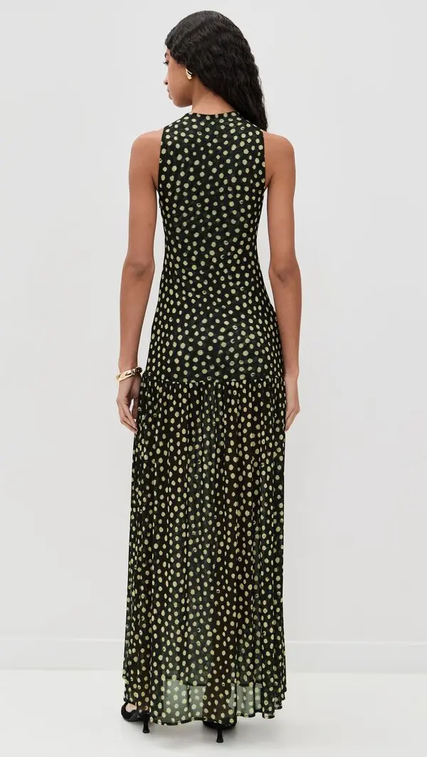 RESA Frida Polka Dot Maxi Dress