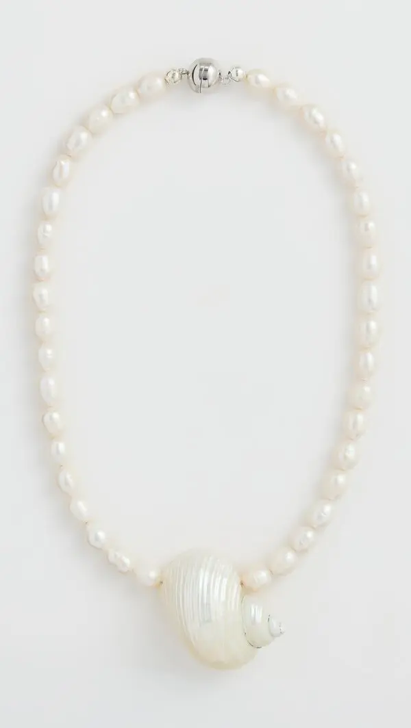JULIETTA Mykonos Shell And Necklace - Pearl
