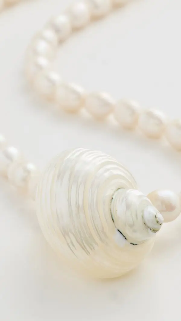 JULIETTA Mykonos Shell And Necklace - Pearl