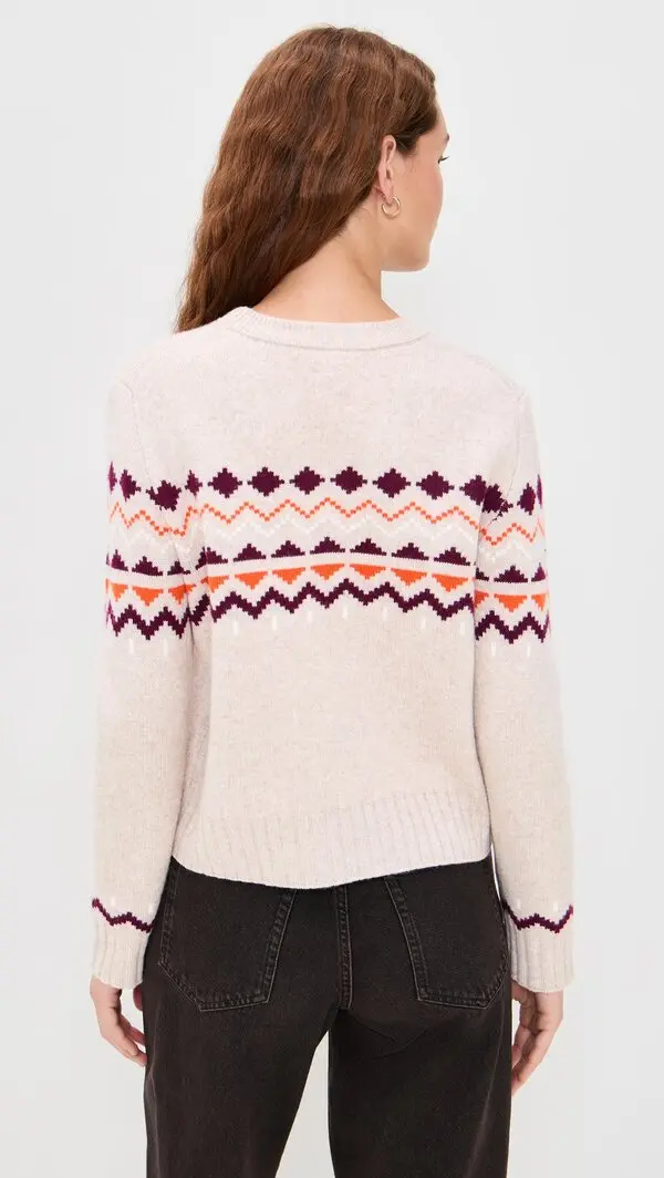 OGD ONE GREY DAY Johanna Geometric Pullover