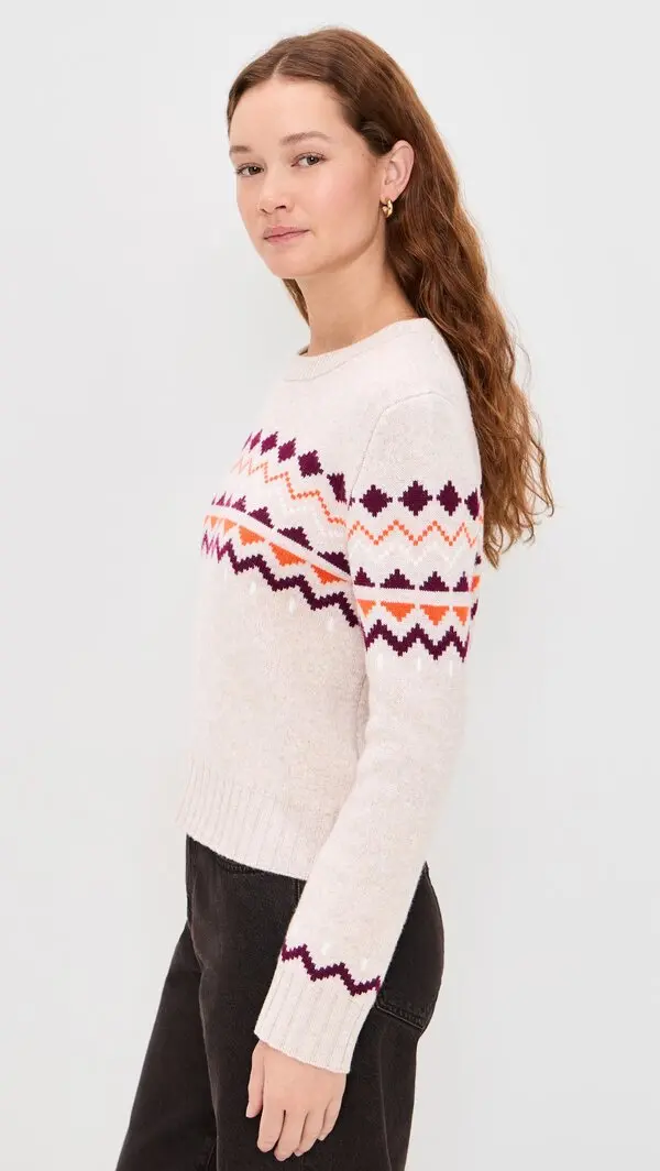 OGD ONE GREY DAY Johanna Geometric Pullover