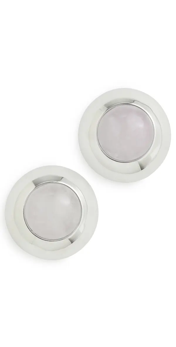 JULIETTA Bombe Earrings - Silver/pink